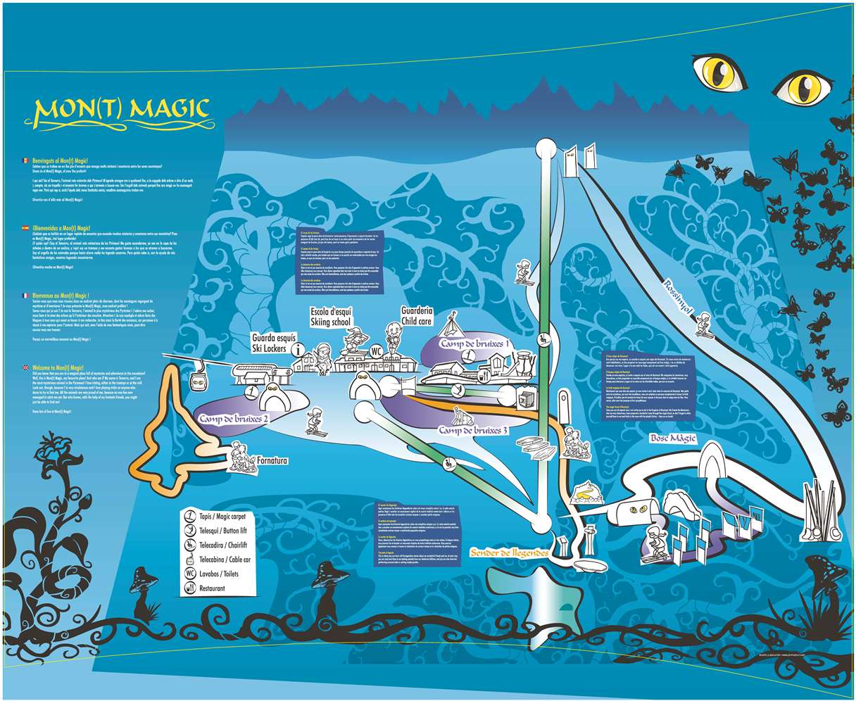 Mont Magic está pensado para niños entre 3 y 8 años en Grandvalira
